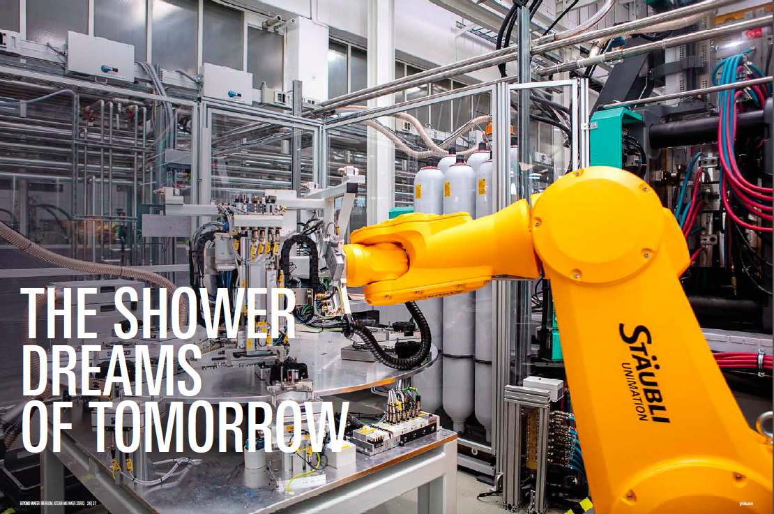 Grohe | Reporting from a state-of-the-art shower manufacturing plant ...